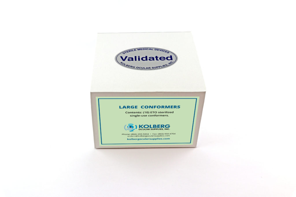 Sterile Steep Radius Conformer, box of 10 | Kolberg Ocular Supplies