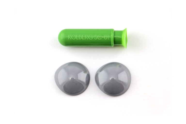 Autoclavable Corneal Shields Pair with Suction Cup | Kolberg Ocular