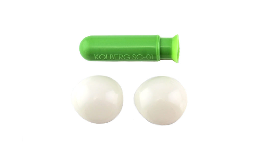 Autoclavable Corneal Shields Pair with Suction Cup | Kolberg Ocular